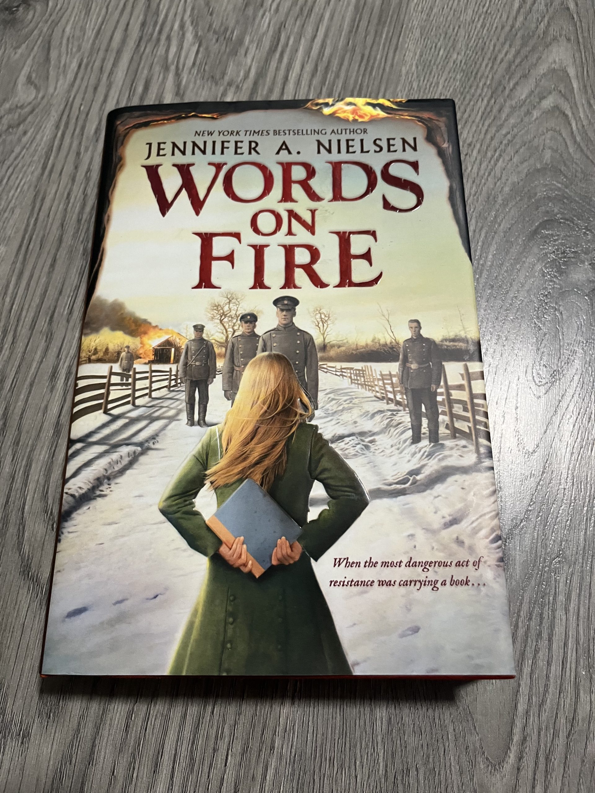 Book Recommendation: “Words on Fire” by Jennifer A. Nielsen – Liese's Blog